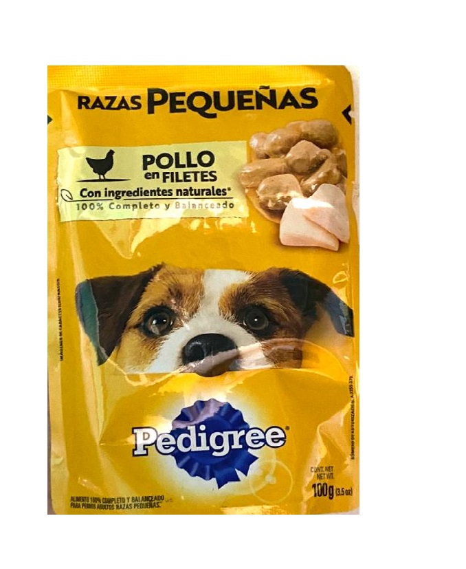 PEDIGREE® Comida Húmeda para Perros Raza pequenas de pollo en filetes ...